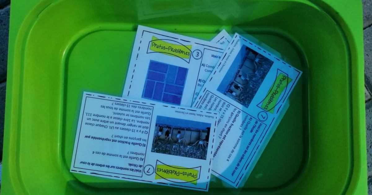 classe-dehors.org : Création de photos-problèmes