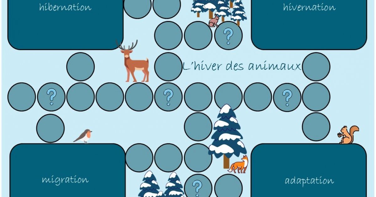 classe-dehors.org : Les animaux et l'hiver